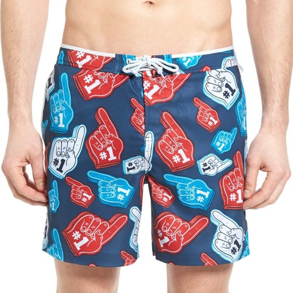 Original Penguin | Swim | Original Penguin Foam Finger Print Swim ...